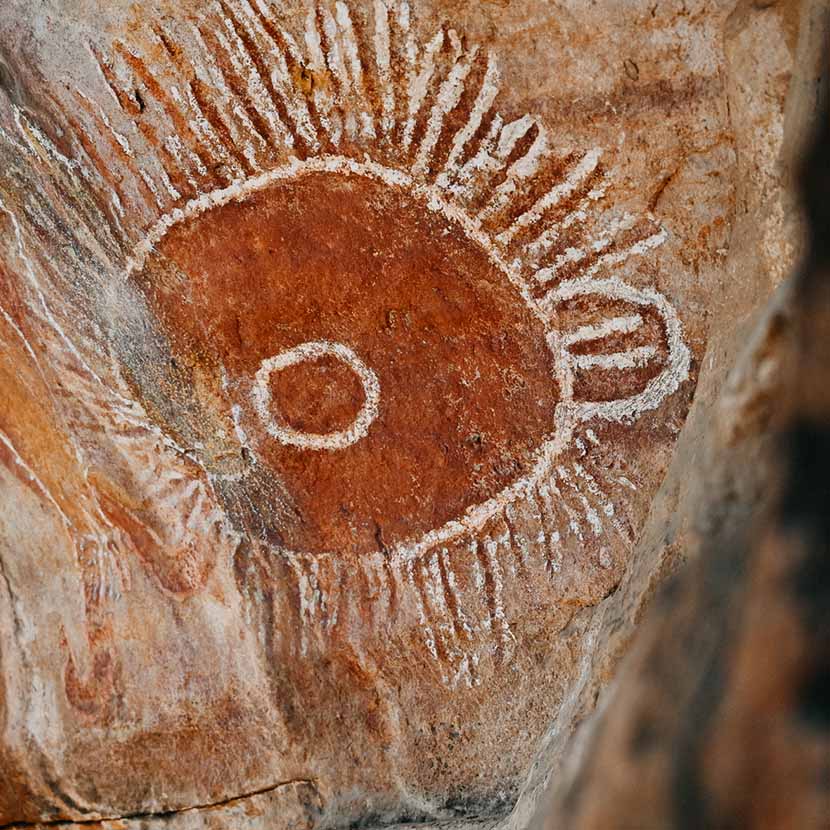 Rock Art At Bullo - Luxurylodgesofaustralia.com.au